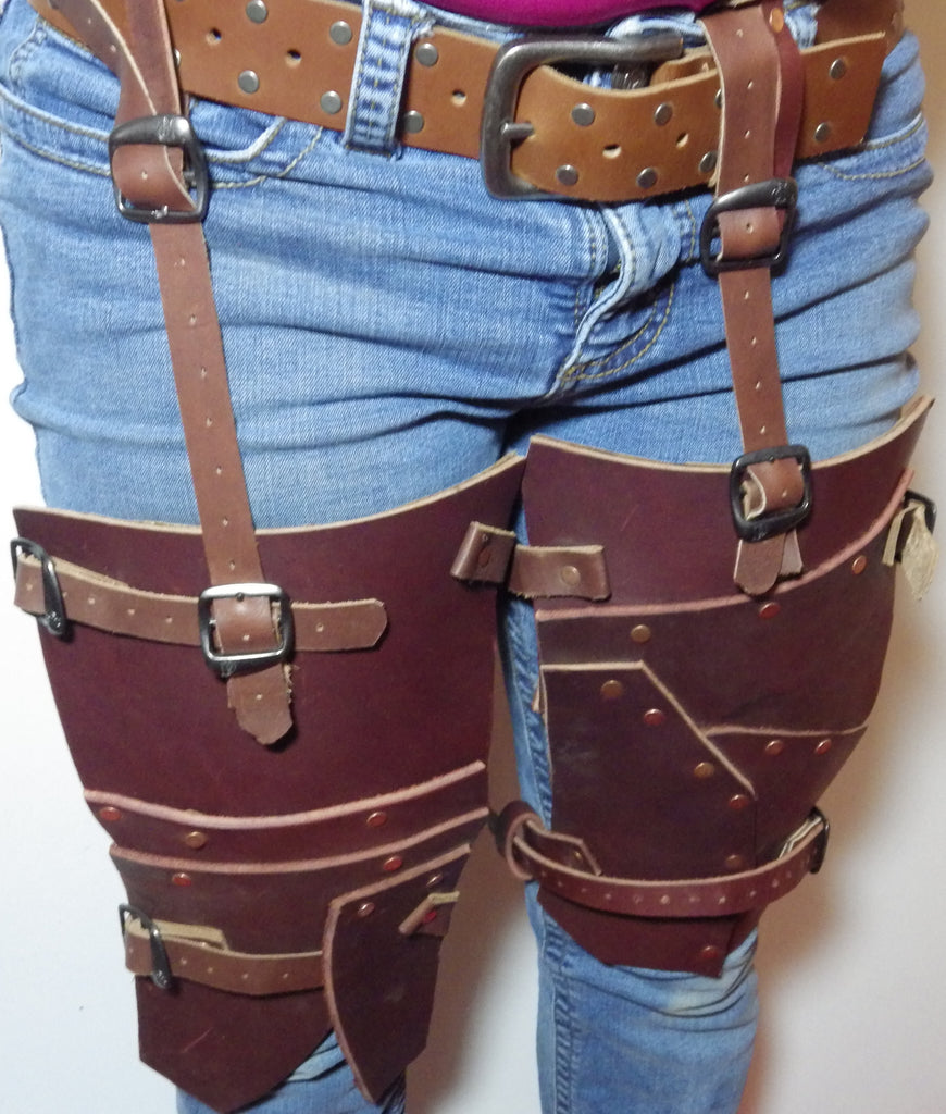 Patchwork Cuisses (Thigh Armor) – KD Steampunk