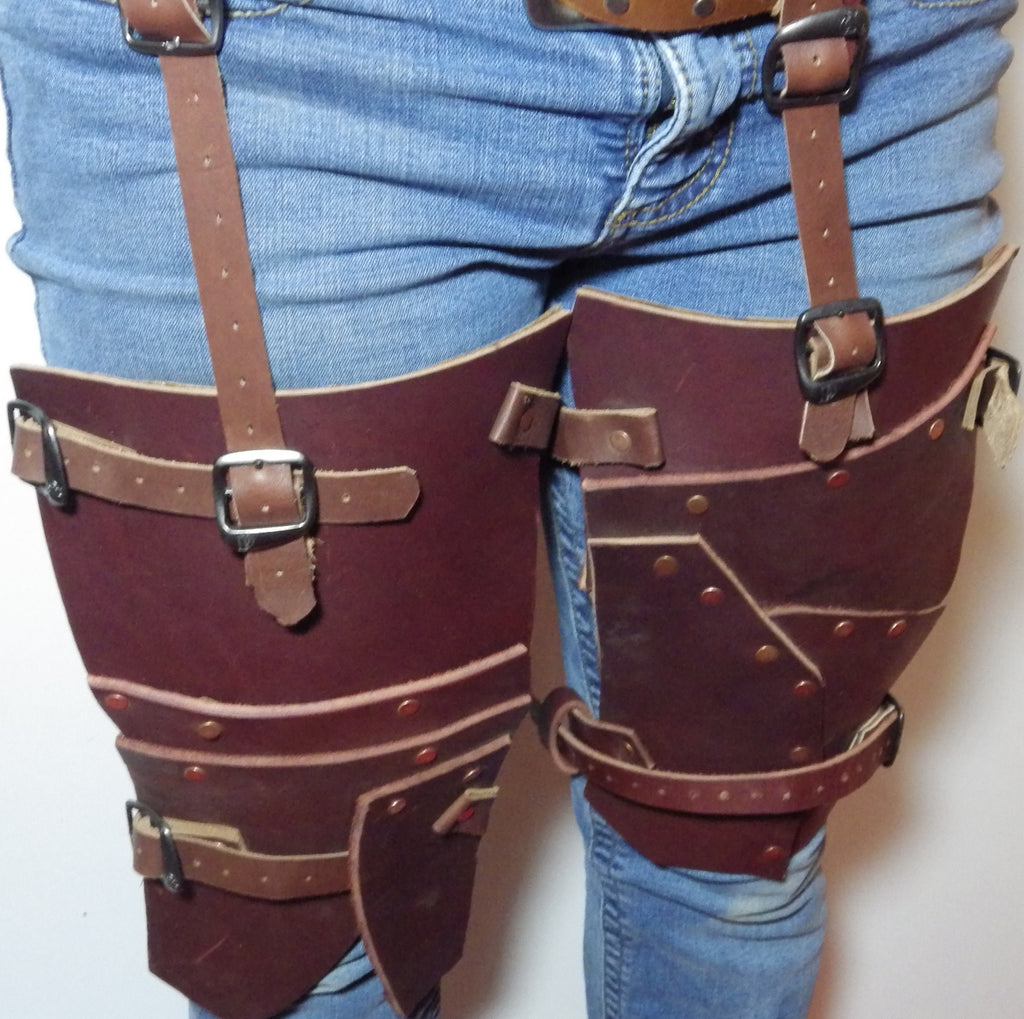 Patchwork Cuisses (Thigh Armor) – KD Steampunk